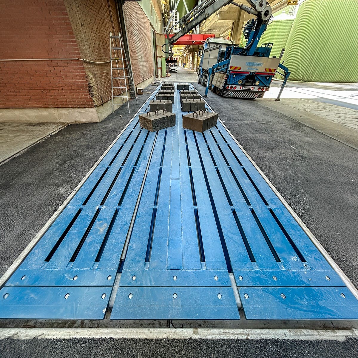 ESSMANN | Mobile Fahrzeugwaage HE-TS für temporäre Standorte