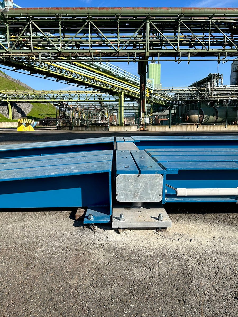 ESSMANN | Mobile Fahrzeugwaage HE-TS für temporäre Standorte